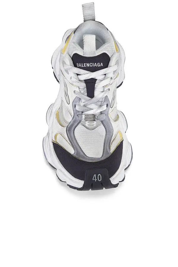 Balenciaga Cargo Sneaker In White In White & Grey - 50% Off